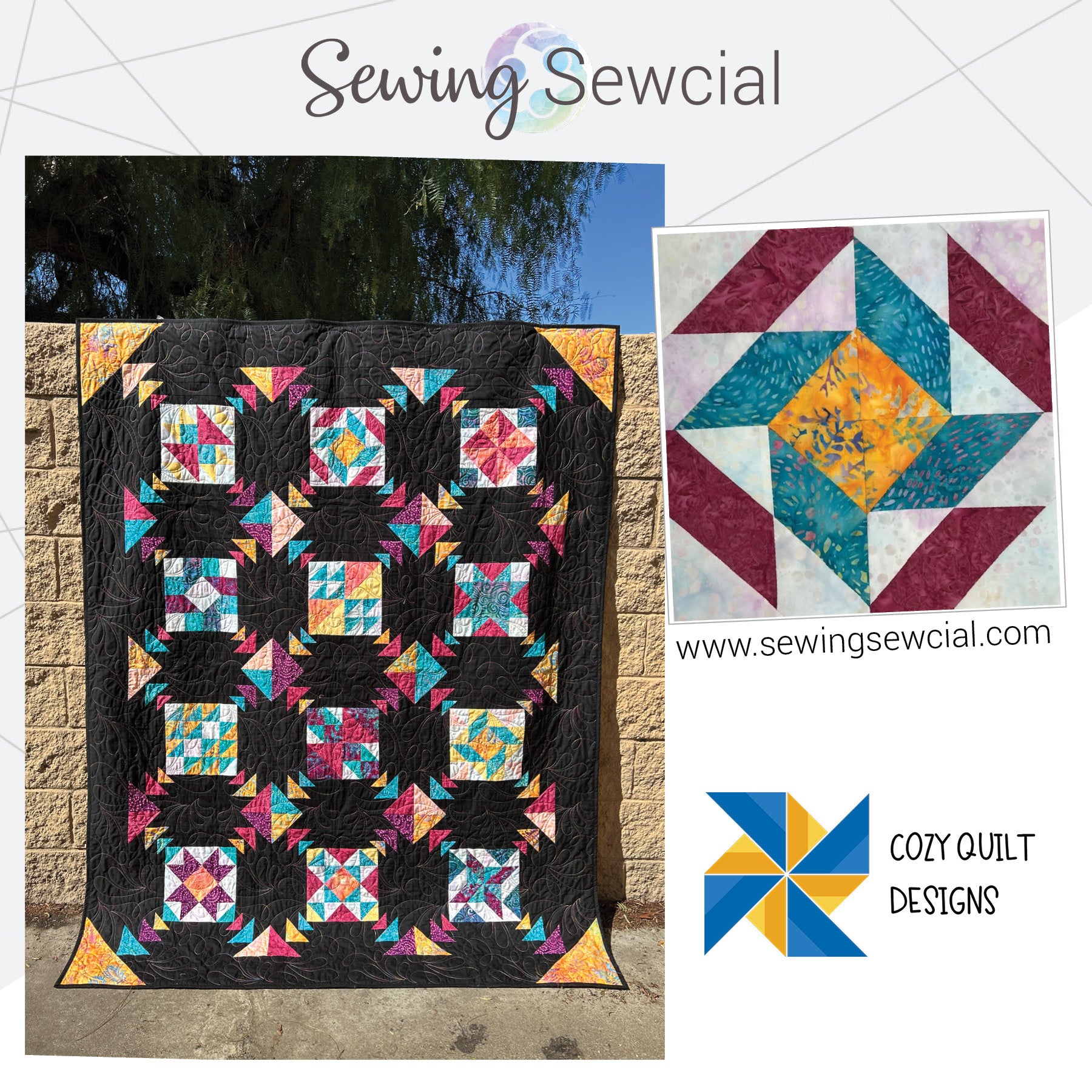 Pineapple Smoothie: Finishing Kit - [Sewing Sewcial 2025] – CozyQuilt.com